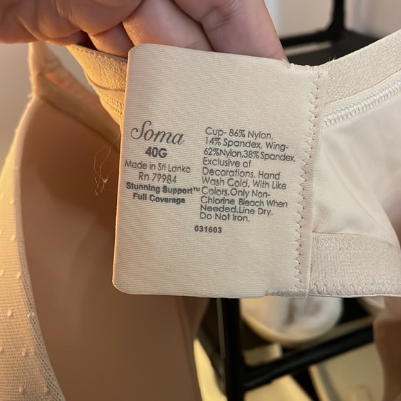 Intimates & Sleepwear | Soma Underwire Bra | Poshmark